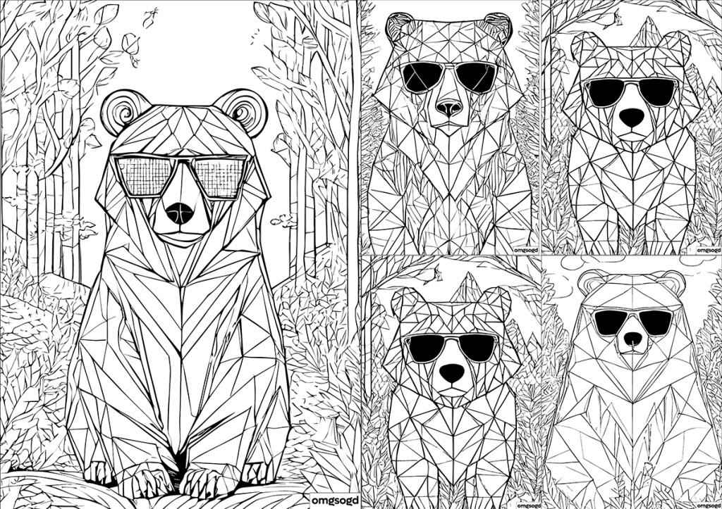 Unleash Your Inner Bear & Color the Coolest Shades in Town!