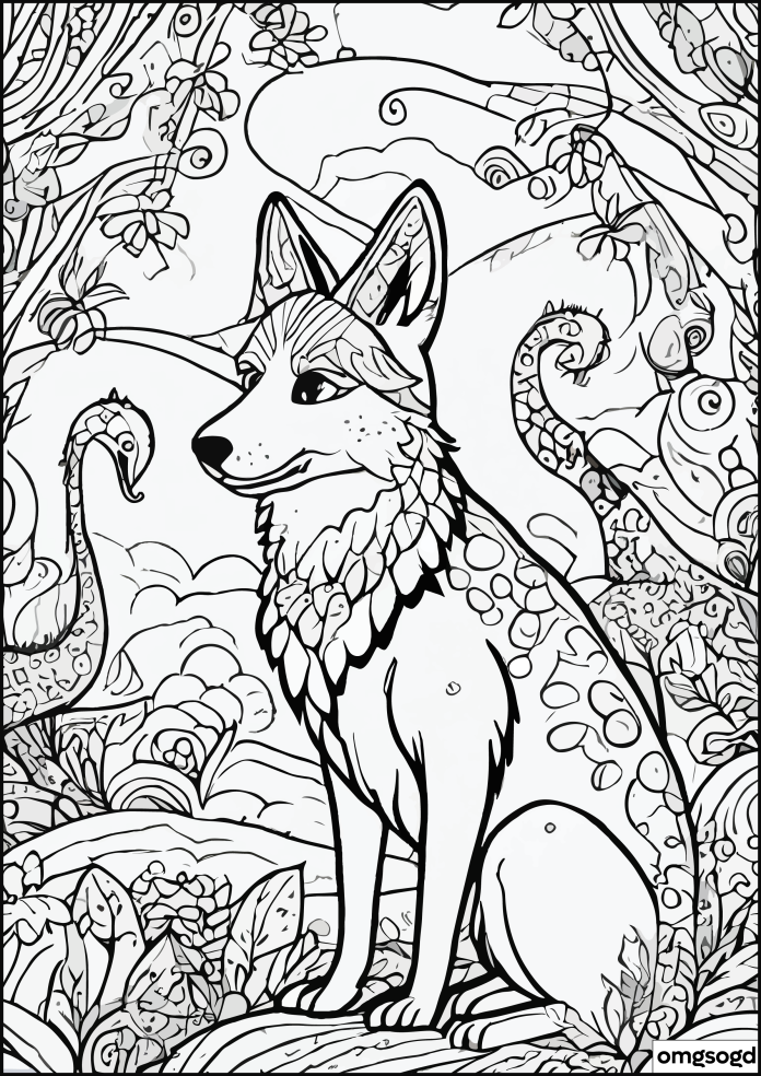 Free Download: 9 Printable Imaginary Creature Coloring Pages for Kids ...